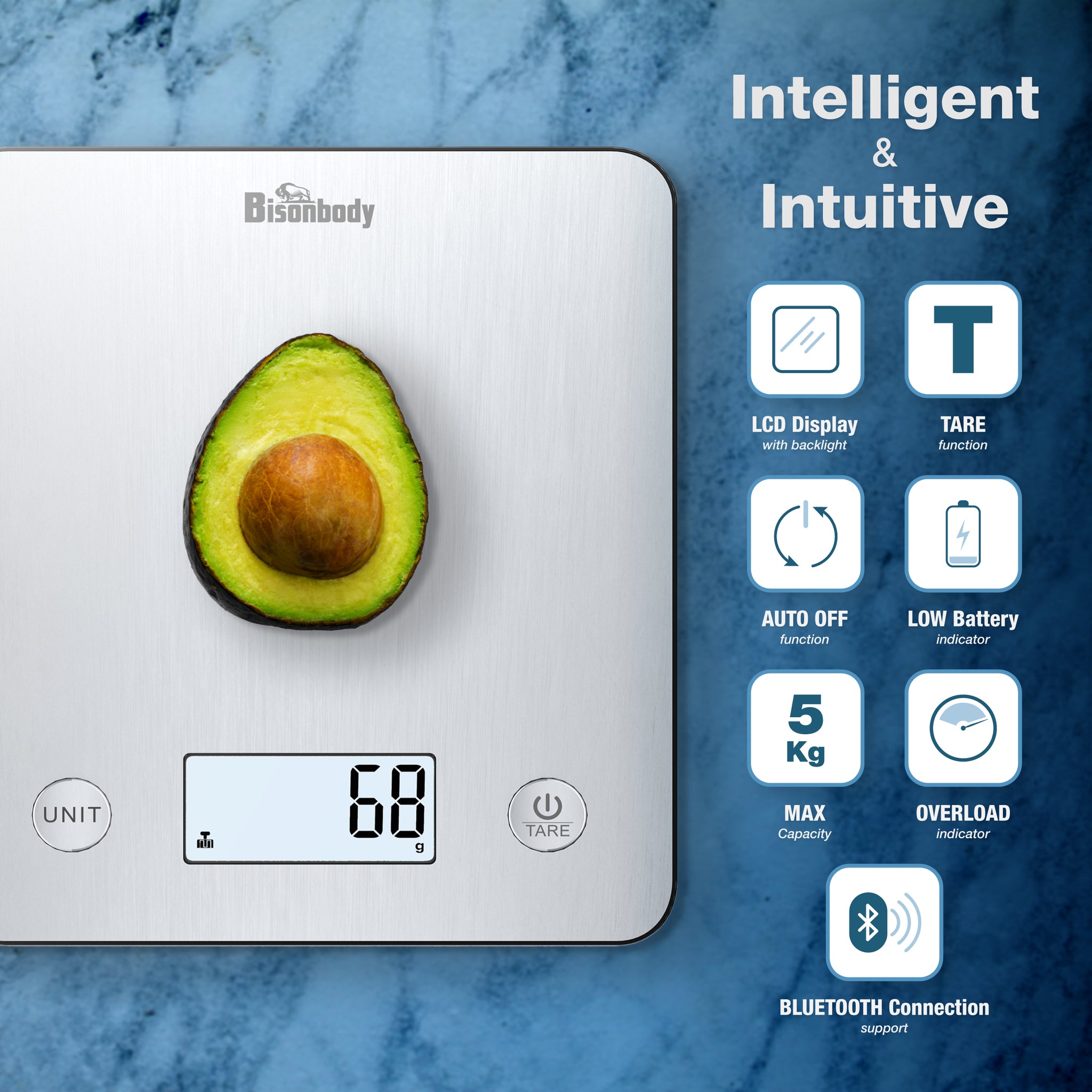 Buy Food Weight Scales - Calories Scale | BisonBody