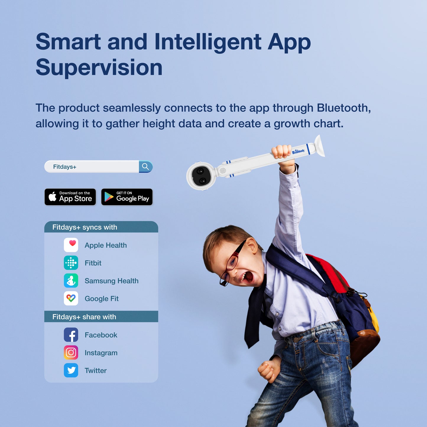 Buy Digital Height Scale - Digital Height Ruler | BisonBody